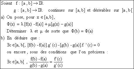 Exercice 3 : Dérivées : Math Sup