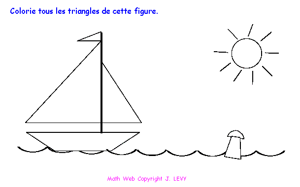 Exercice 15 : Triangles et figures géométriques simples : Classe de ce1